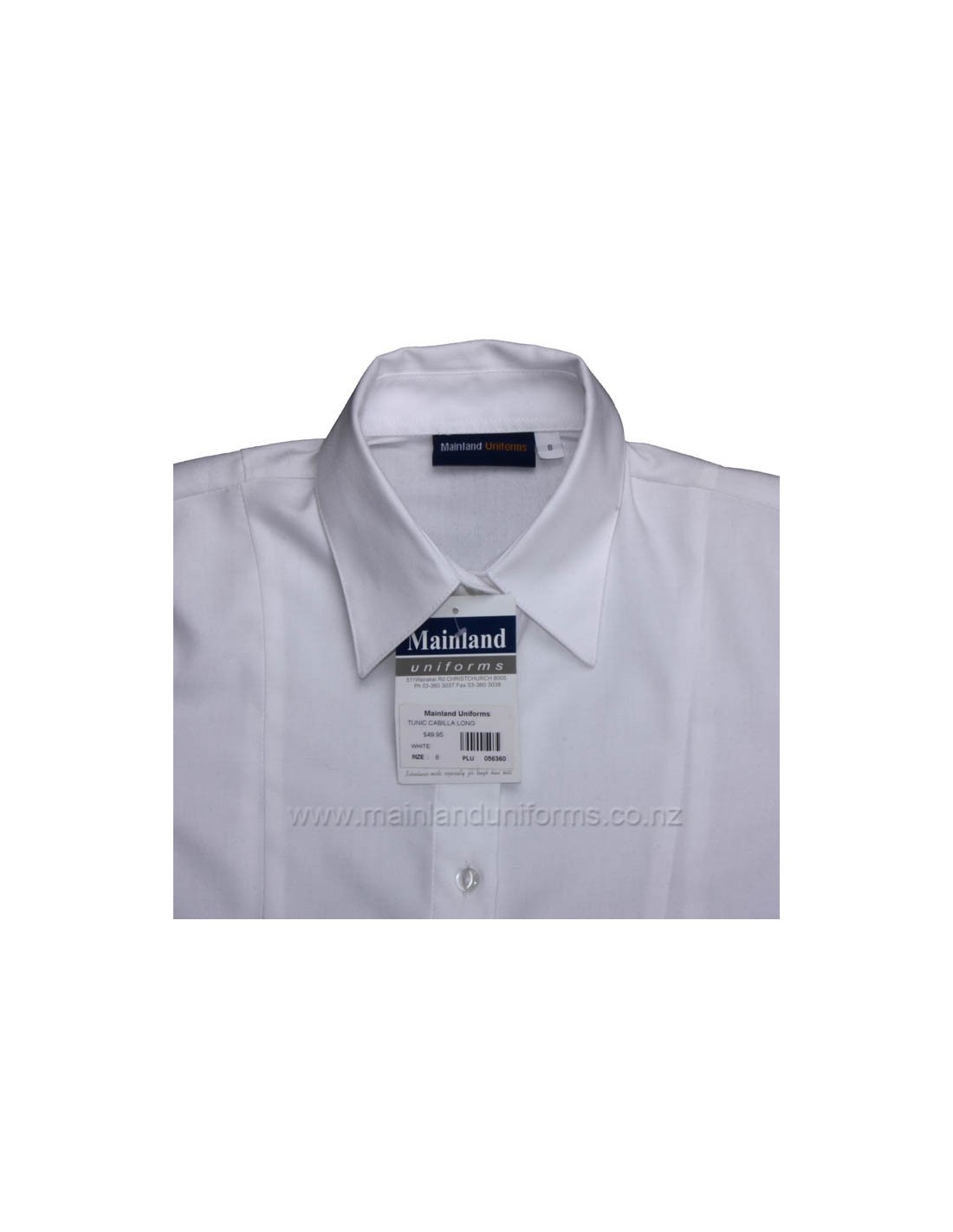 White L/S Tunic Cabilla Blouse